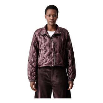 Pinko Pinko, Femme, Vestes, Violet, Taille: 44 FR Veste matelass&eacute;e de transition