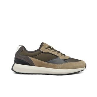 Geox Baskets U Volpiano A pour Homme, Musc Militaire, 43 EU