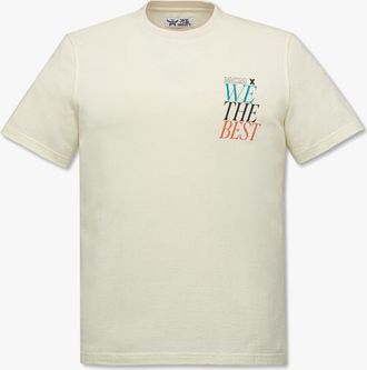MCM x We The Best T-Shirt mit mehrfarbigem Logo