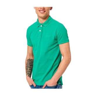 Superdry Zerst&ouml;rtes Polo mit urbaner Raffinesse - - Tops - Herren - Gr&uuml;n - S