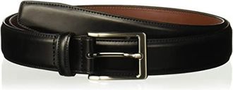 Perry Ellis Mens Portfolio Amigo Dress Belt, Black, 30