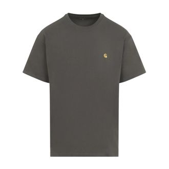 Carhartt Work in Progress Chase T-Shirt - - Tops - Herren - Grau - S