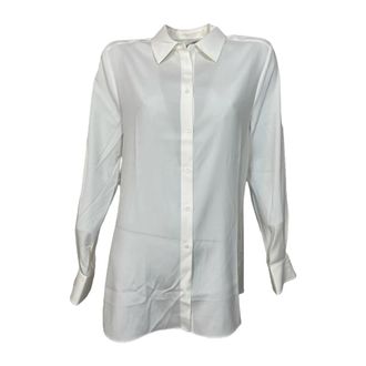 Herzen'sangelegenheit Seidenbluse Stretch Gerader Schnitt - - Blouses & Shirts - Damen - Wei&szlig; - XS