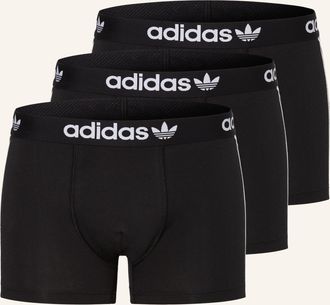 adidas Originals Adidas Originals 3er-Pack Boxershorts Comfort Flex Cotton 3-Stripes schwarz