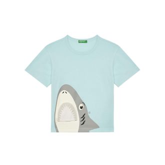 Benetton United Colors Of Benetton T-Shirt 3I1XG10JL Blau Regular Fit
