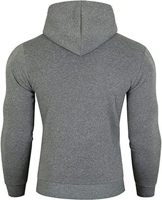 Generic Sweat à capuche de travail pour homme en coton : coupe-vent pour léquitation, la pêche et la pêche à capuche avec cache-cou, sweat-shirt à manches lon