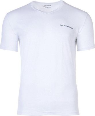 Emporio Armani T-Shirt Herren T-Shirt 2er Pack Baumwolle CORE LOGOBAND (Packung, 2er Pack)