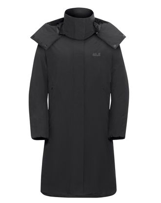 Jack Wolfskin Funktionsmantel JACK WOLFSKIN FROST HAVEN COAT W, Damen, Gr. XXL, schwarz, Obermaterial: 100% Polyester. Futter: 100% Polyester. Wattierung: 100% Poly