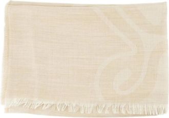Max Mara Femme, Accessoires, Beige, Taille: ONE Size Max Mara Scarfs