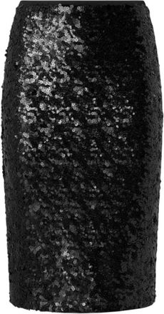 Pinko Pinko, Femme, Jupes, Noir, Taille: 42 FR Pencil Skirt with Sequins