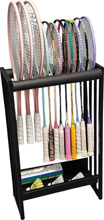 Generic Badmintonschl&auml;gerhalter for Schulen, Bietet Platz for 12 Schl&auml;ger, Tennisschl&auml;gerhalter Mit Schwammschutz, for Die Aufbewahrung In Heimturnhallen