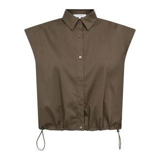 Co'Couture Femme, Blouses et Chemises, Vert, Taille: 44 FR Gilets