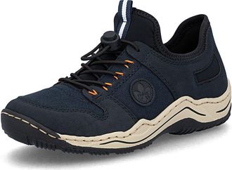 Rieker Damen Slip-On Sneaker L0593, Frauen Halbschuhe, lose Einlage,stra&szlig;enschuhe,Strassenschuhe,Sportschuhe,Freizeitschuhe,blau (14),41 EU / 7.5 UK