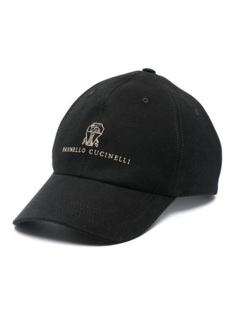 Brunello Cucinelli Casquette de baseball avec logo Brunello Cucinelli