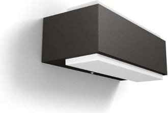 Philips 1648793P3 A++, myGarden LED Wandaussenleuchte Stratosphere 4000K, 1000 lm, Aluminium, 9 W, Integriert, anthrazit, 9.30 x 20.3 x 7.6 cm