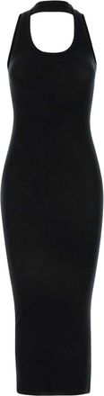 Coperni Geripptes Maxikleid - Schwarz