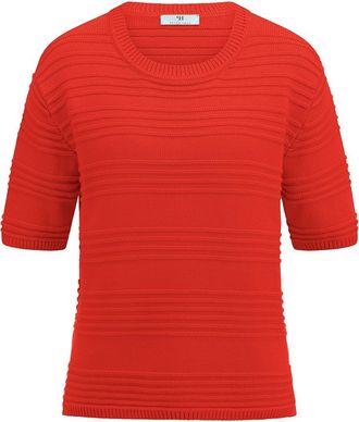 Peter Hahn Rundhals-Pullover Peter Hahn rot