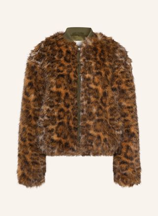 s.Oliver S.Oliver Kunstfell-Jacke braun