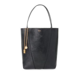 Chlo&eacute; Sac cabas Spin en cuir grain&eacute;
