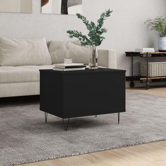 vidaXL Couchtisch Schwarz 60x44,5x45 cm Holzwerkstoff Vidaxl