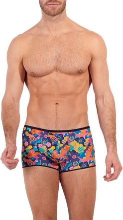 HOM Herren Trunk mehrfarbig Mikrofaser/Funktion Gemustert,Geprintet