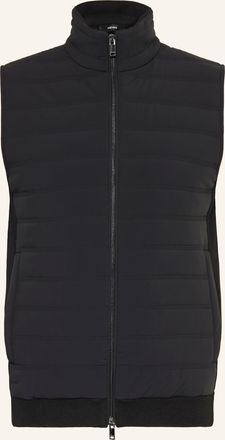 Reiss Reiss Steppweste Newford Im Materialmix schwarz