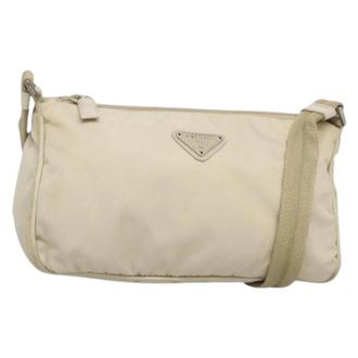 Prada Pre-owned Nylon Cross Body Bag - - Pre-owned - Damen - Beige - ONE SIZE