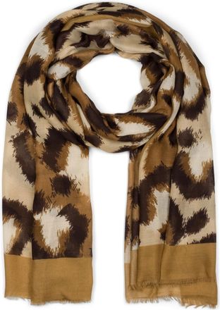 styleBREAKER Schal Schal mit Oversize Leoparden Print