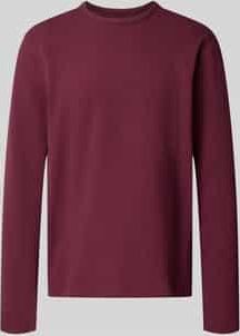 Mc Neal Longsleeve mit Strukturmuster und Rundhalsausschnitt