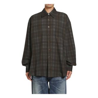 Our Legacy Chemise Emprunt&eacute;e - Homme - Chemises - Brun - Taille: L