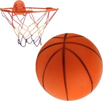 Generico Basketball ohne Luft, kein Bedarf an Luft für Indoor-Training, Übungsausrüstung mit erhöhtem Rebound für Kinder, Mädchen und Familie