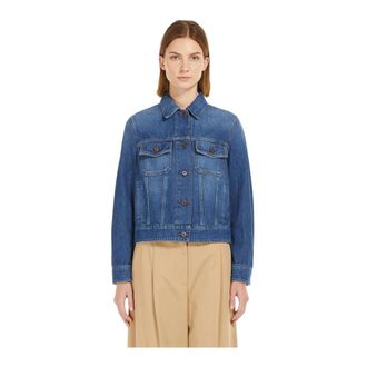Max Mara Caduca Jacke - - Jackets - Damen - Blau - L
