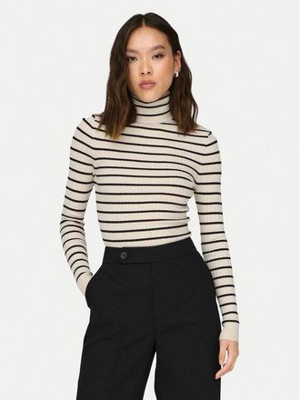 Only Rollkragenpullover Karol 15165075 Beige Slim Fit