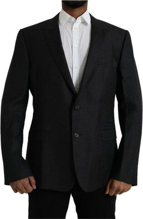 Dolce & Gabbana Homme, Vestes, Noir, Taille: 3XL Suits