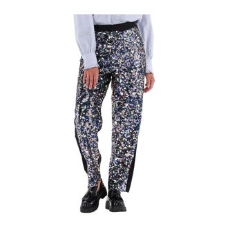 Scotch & Soda Metallic Sequin High-rise Hose - - Trousers - Damen - Grau - XS