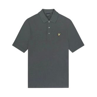 Lyle & Scott Homme, Tops, Gris, Taille: M Polo Chemises