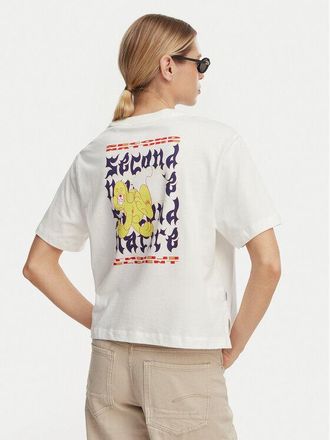 Element T-Shirt Second Nature W ELJZT00142 Wei&szlig; Relaxed Fit