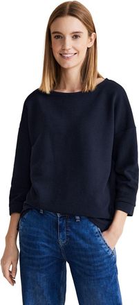 Street One Damen T-Shirt 3/4 Arm, deep blue, 34