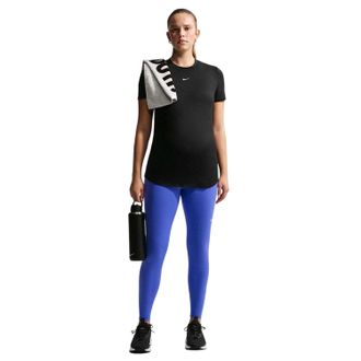 Nike One T-Shirt f&uuml;r Damen (Schwarz/Wei&szlig;)