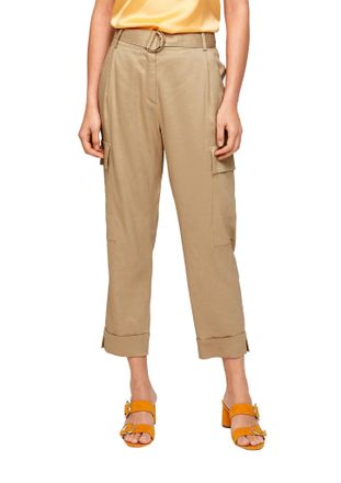 s.Oliver Black Label Damen 150.10.105.18.180.2063819 Hose, warm Sand, 38
