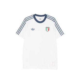 adidas X Italia Three-stripe Crew-neck T-shirt