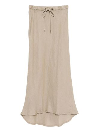 James Perse jupe à design asymétrique - Tons neutres