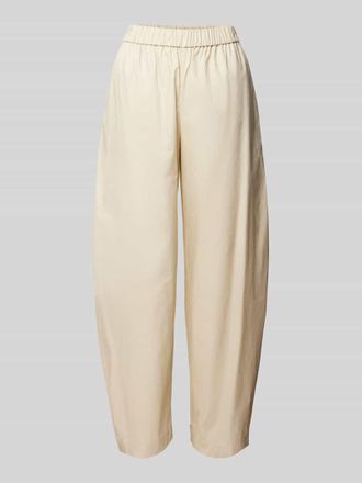 A|X Armani Exchange Wide Leg Stoffhose aus reiner Baumwolle