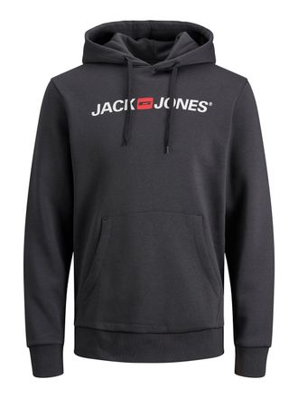 Jack & Jones Herren JJECORP Old Logo Sweat Hood, Asphalt/REG FIT, XXXL