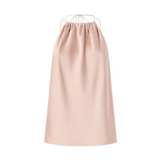 Pinko Pinko, Femme, Tops, Rose, Taille: 38 FR Carota Satin Top