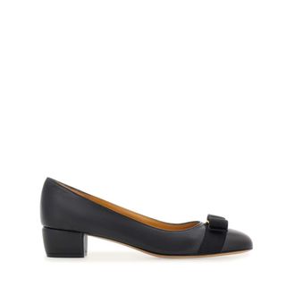 Ferragamo Schwarze Absatzschuhe - - Shoes - Damen - Schwarzk - 37 1/2 EU