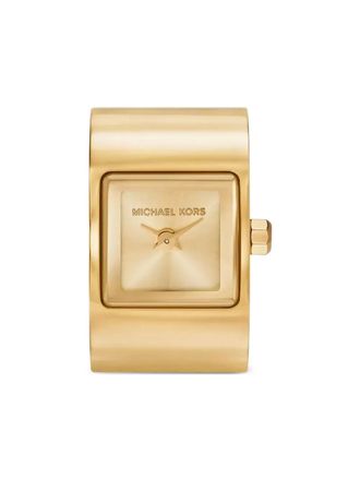 Michael Kors square 13mm watch ring - Gold