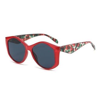 Generic Lunettes De Soleil &Agrave; Monture Large For Hommes Et Femmes, Id&eacute;ales For Les Vacances, Les F&ecirc;tes, Le Shopping En Ext&eacute;rieur Et La Photographie.(Red)
