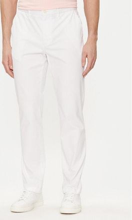 Tommy Hilfiger Chinos Denton MW0MW25964 Weiß Straight Fit