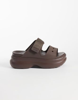 Crocs Soho - Sandales &agrave; deux brides - Caf&eacute;-Marron